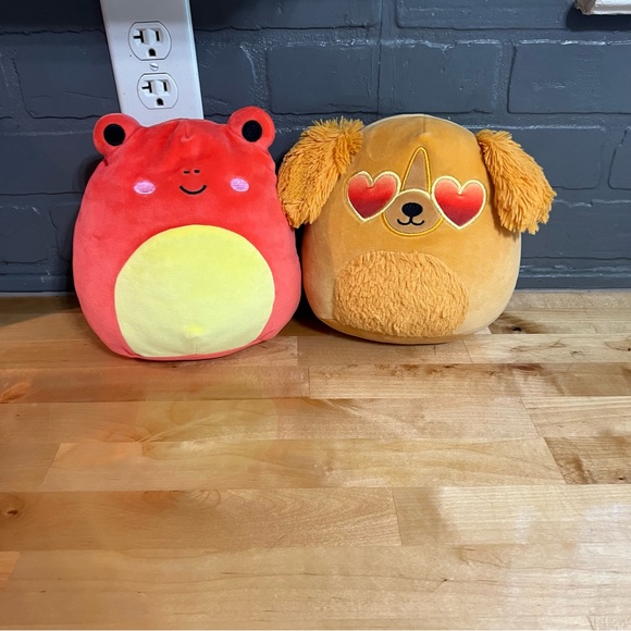 Squishmallows | Toys | Squishmallow Bundle 75 Golden Retriever And Red ...
